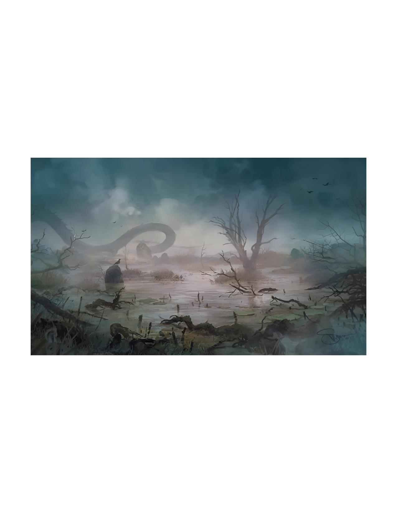Legion Playmat - Swamps – Fabled Tavern